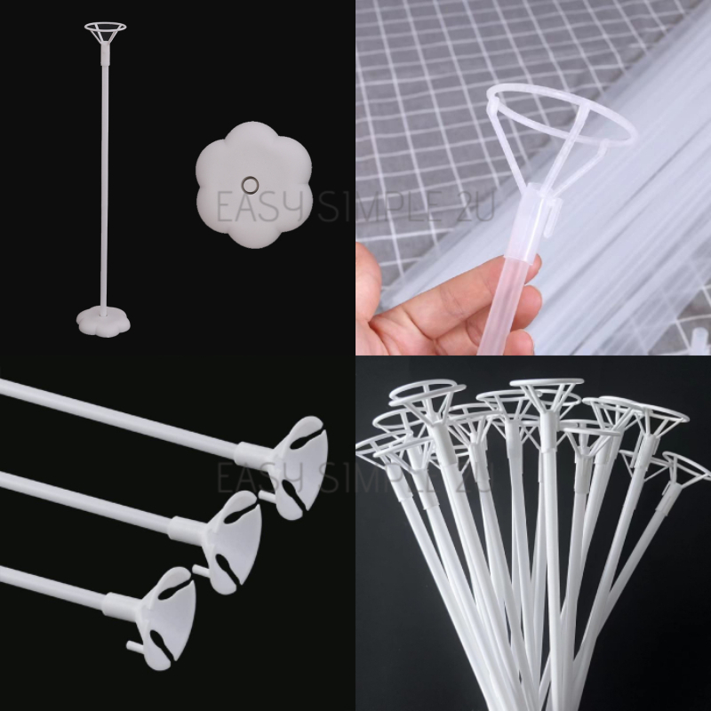 (1Set) Stik Belon Balloon Stick With Cup Holder Peyokong Cawan Table ...