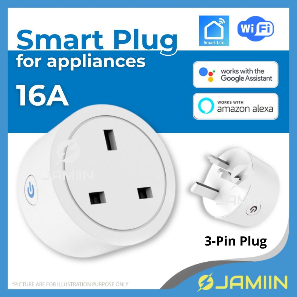 Smart Plug Wifi Power Plug Socket Timer Plug Switch Controller Soket ...