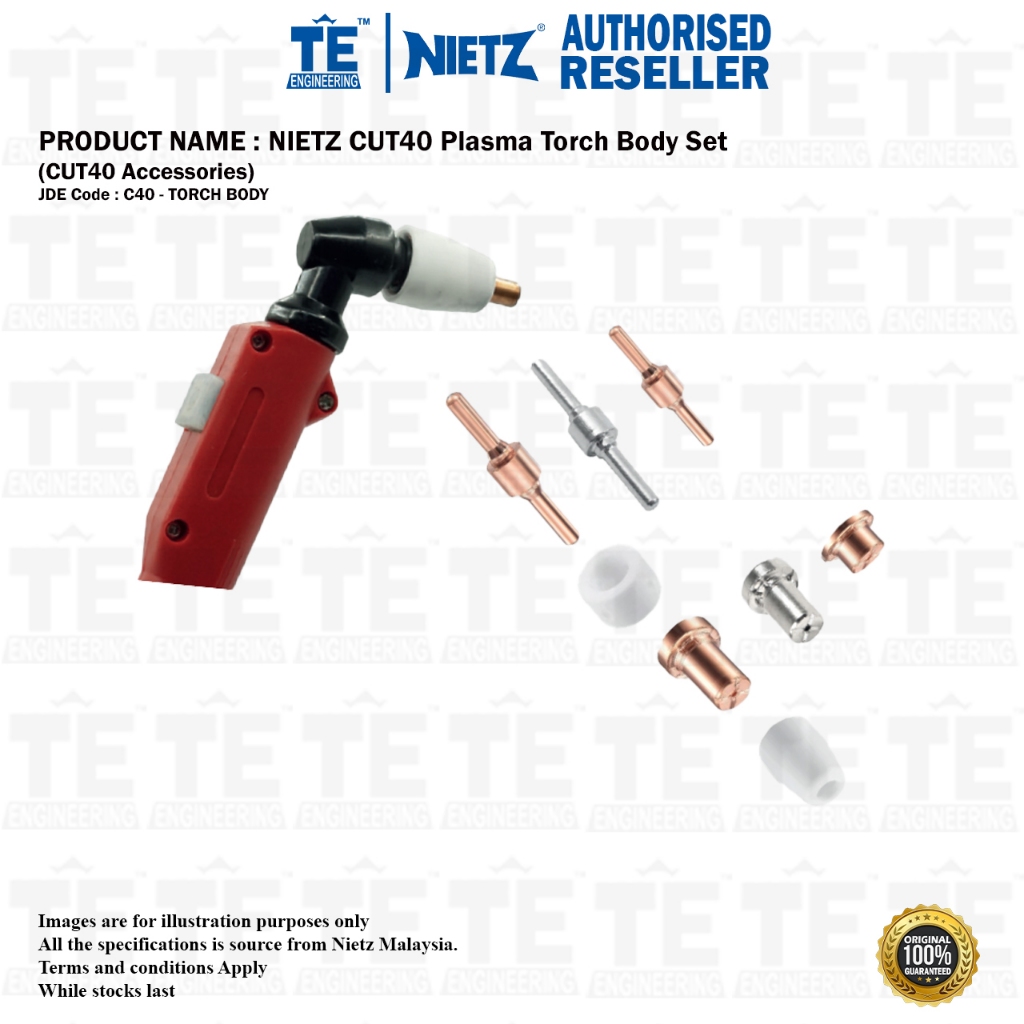 NIETZ CUT40 Plasma Torch Accessories (Previously Known As Starweld ...