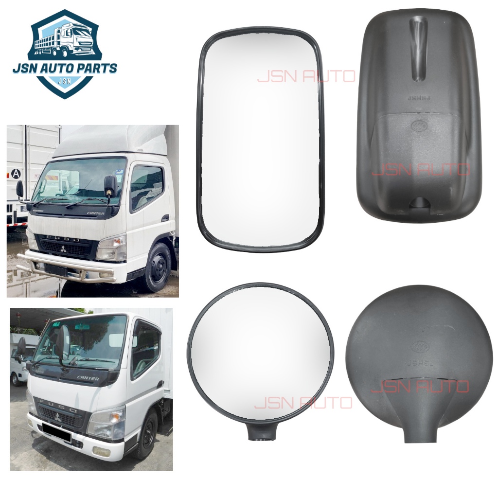 MITSUBISHI CANTER FE71 FE83 Cermin Sisi Cermin Bulat Lori Side Mirror ...