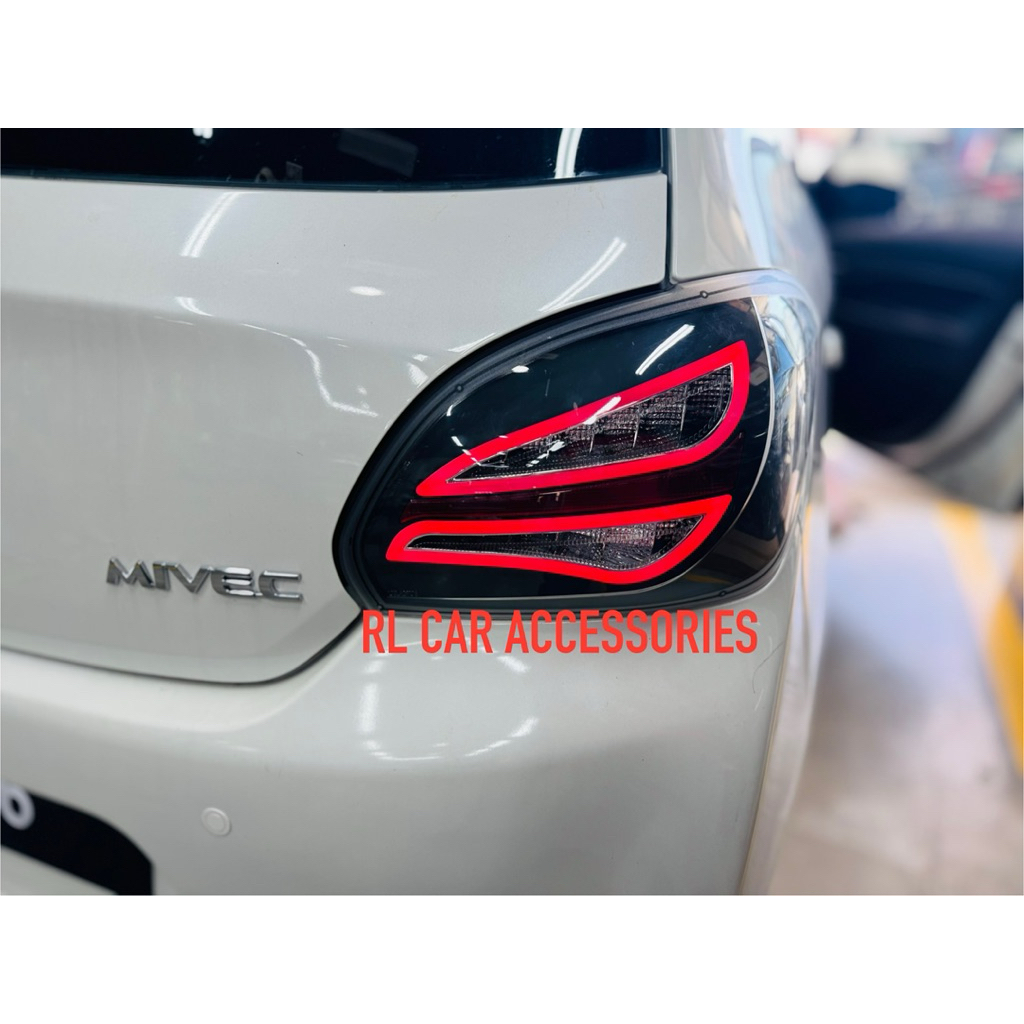 Mitsubishi Mirage Rear Bar Tail lamp fog light led 2012 2013 2014 2015 ...