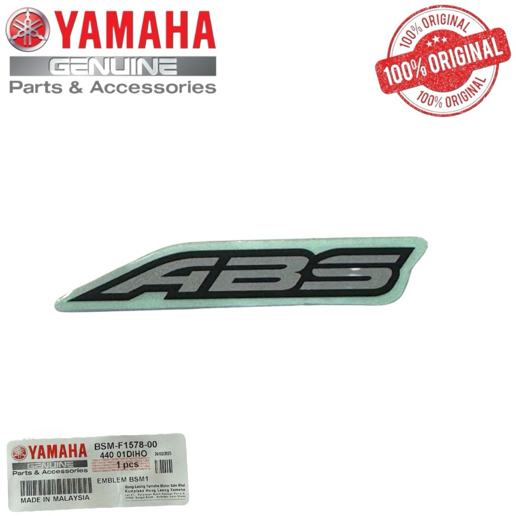 STIKER/ EMBLEM ABS YAMAHA Y16 ORIGINAL | Shopee Malaysia