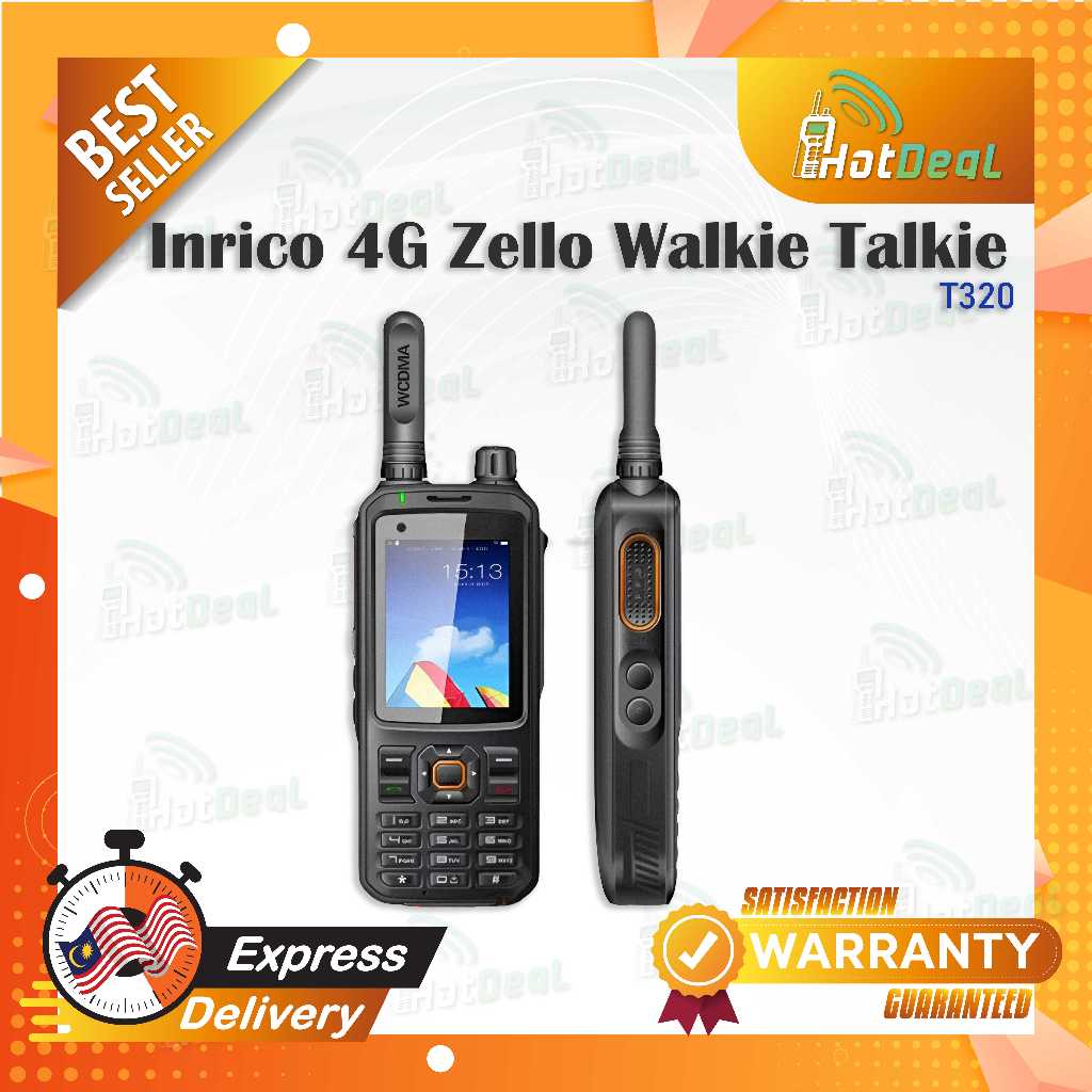Inrico T320 4G zello walkie talkie (1year warranty) | Shopee Malaysia
