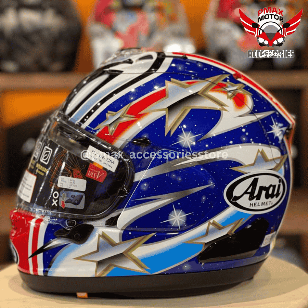 ARAI RX7X NAKANO RED 99 100% ORIGINAL HELMET FULLFACE FULL FACE | Shopee Malaysia