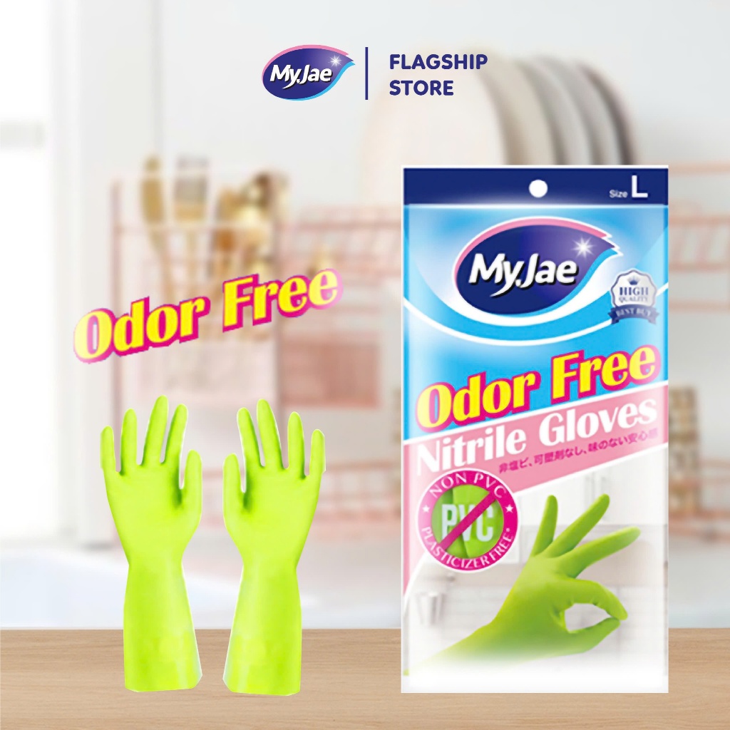 MyJae Odor Free Nitrile Gloves Thick Durable Gloves | Shopee Malaysia