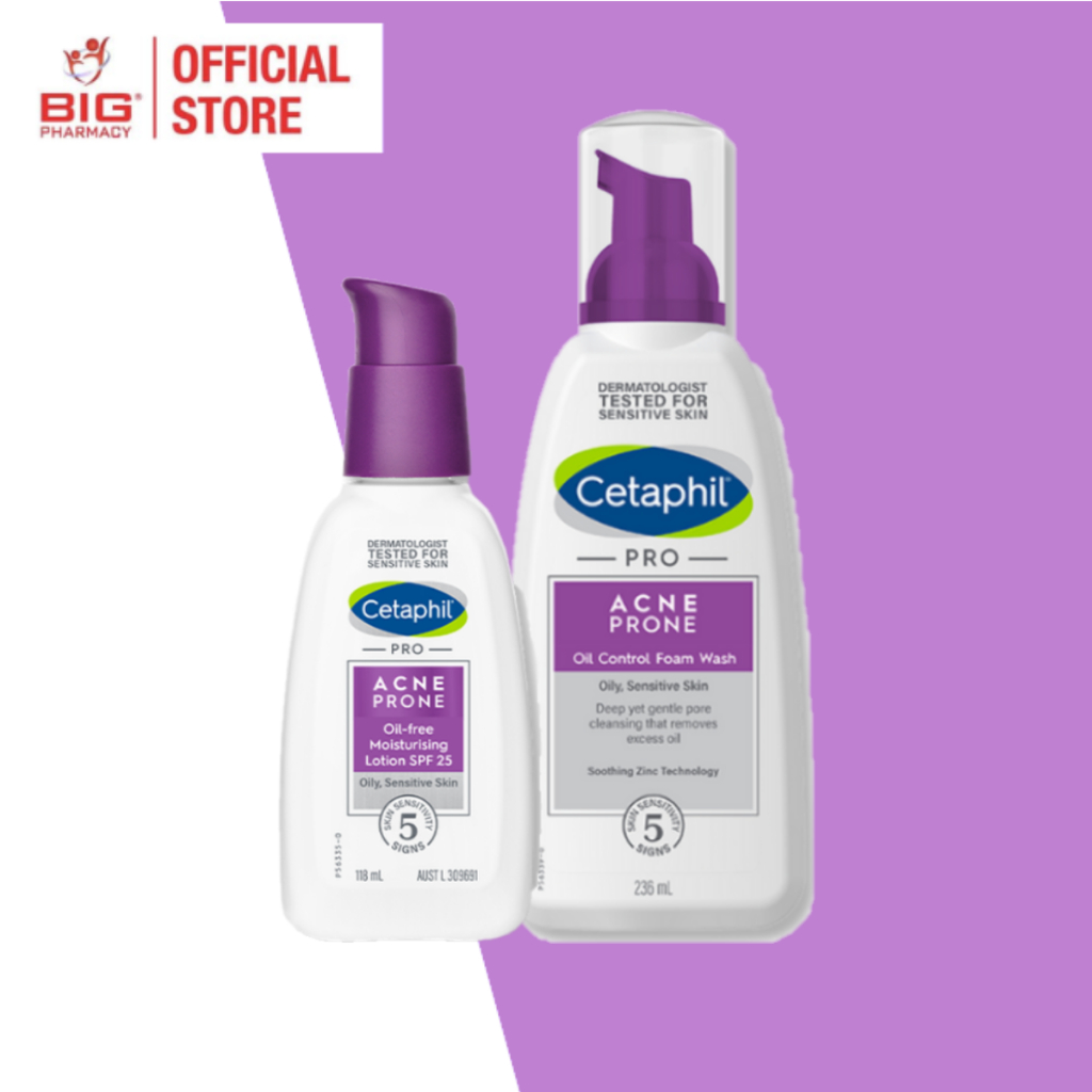CETAPHIL PRO ACNE PRONE OIL CONTROL FOAM WASH 236ML / OIL-FREE ...