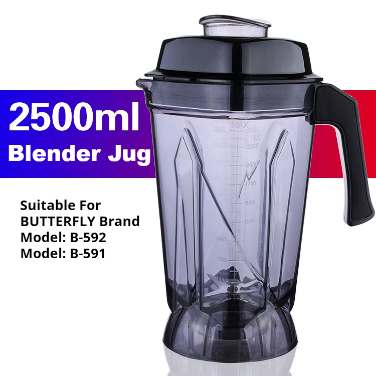 2.5L Jug Replacement Jar For Butterfly Blender B591 B592 | Shopee Malaysia