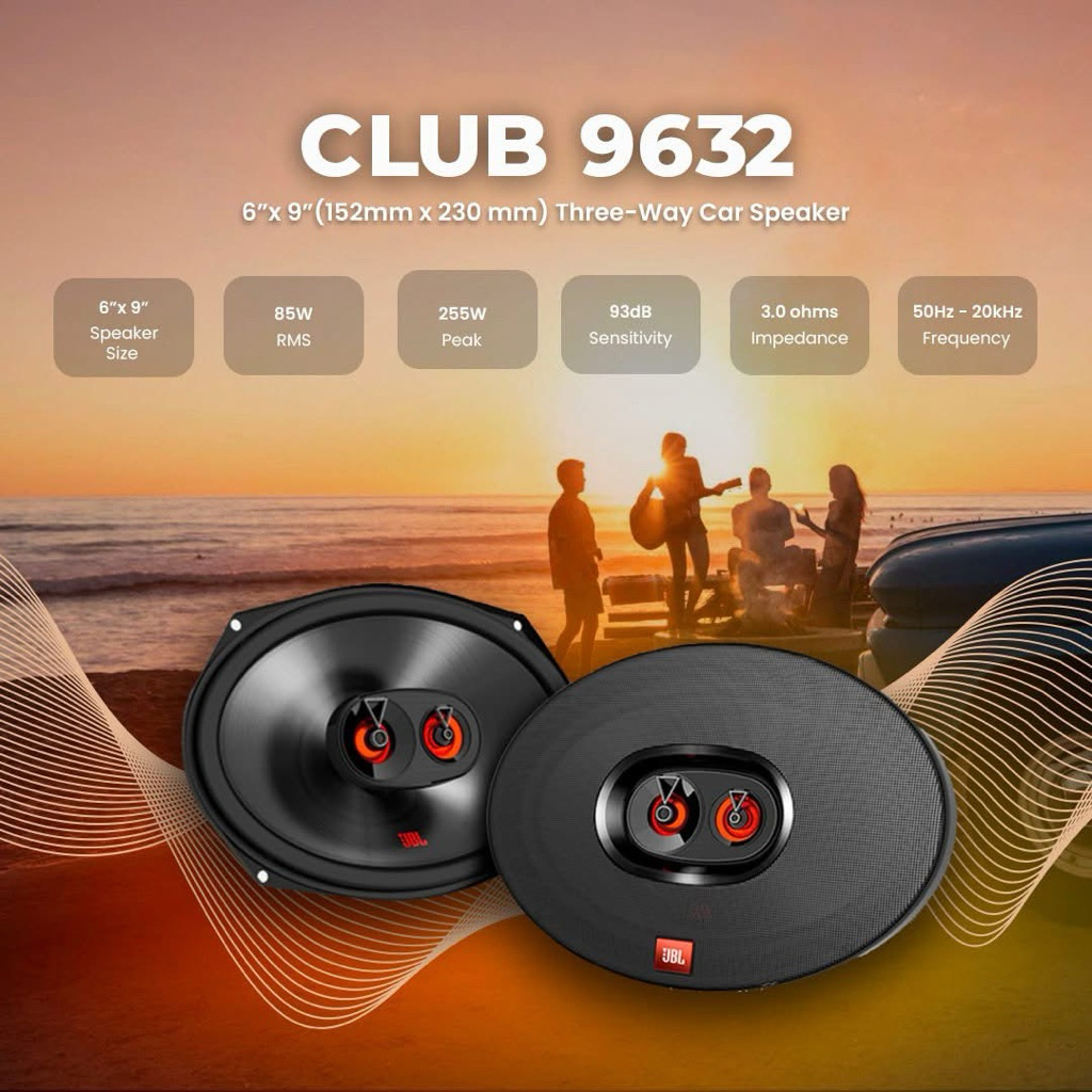 JBL CLUB-9632 6x9 3 WAY SPEAKER 100% ORIGINAL | Shopee Malaysia