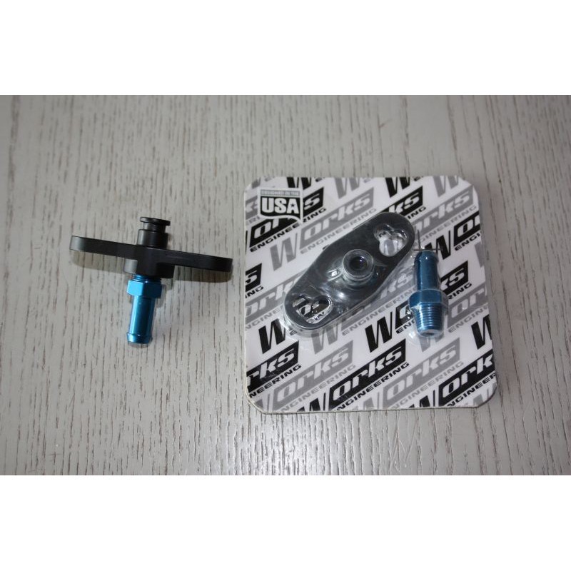 Mitsubishi Evo 1-9 / Old GSR - Works Engineering Fuel Regulator Bracket ...