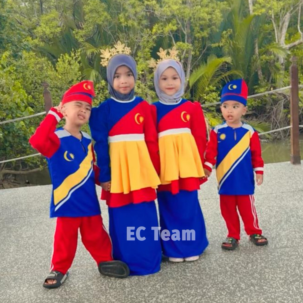 Baju Merdeka 2025 Merdeka Boy Panglima dan Merdeka Girl Gliter como ...