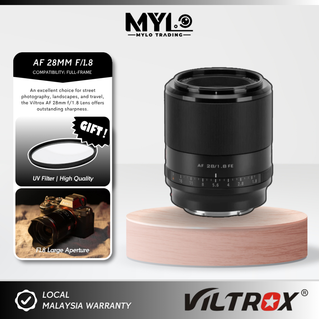Viltrox AF 28mm f/1.8 Lens For Nikon Z | Sony A1 A6400 A6700 ZV-E10 ZV-E1 A7 III A7 IV A7C II ...