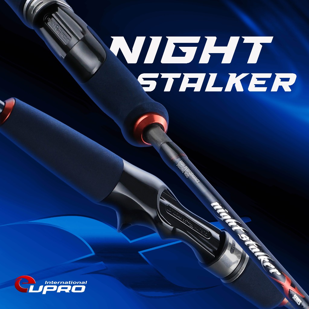 Eupro Night Stalker X Series Rod (Solid Carbon Saltwater Jigging Rod ...