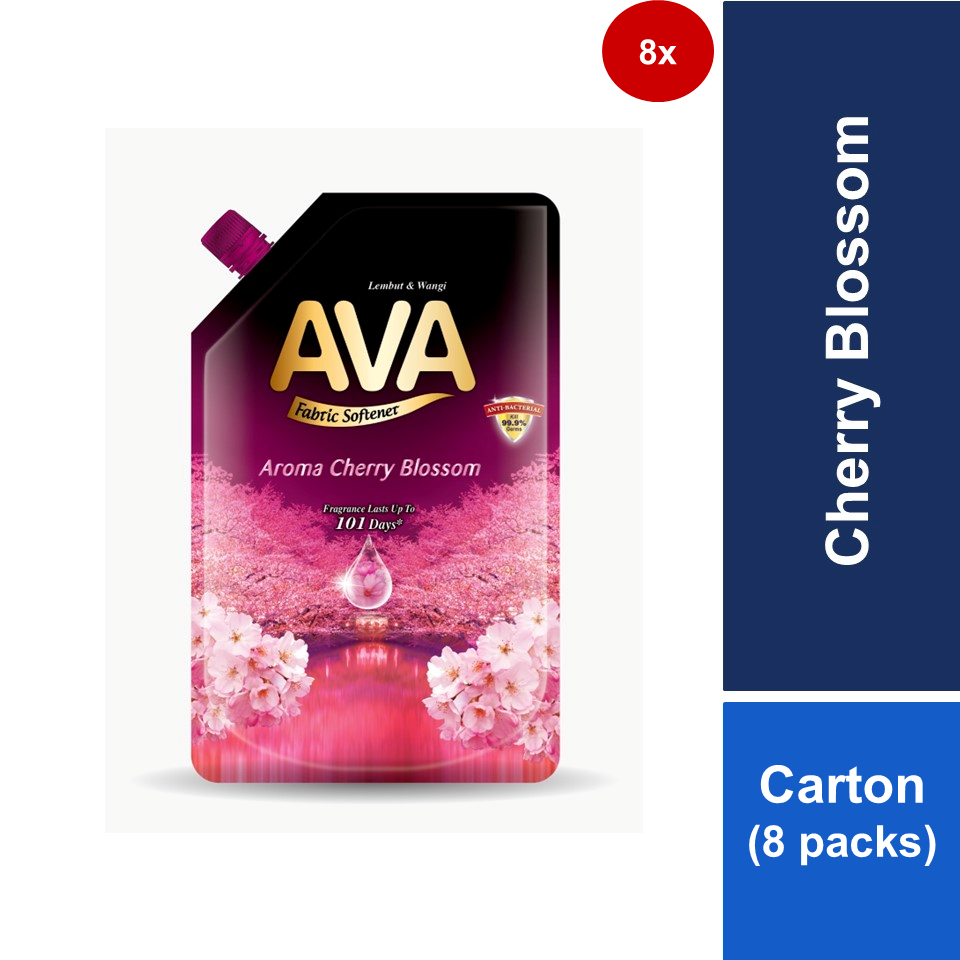 [Carton Deal] AVA Fabric Softener Aroma Cherry Blossom 1.4L x8s ...