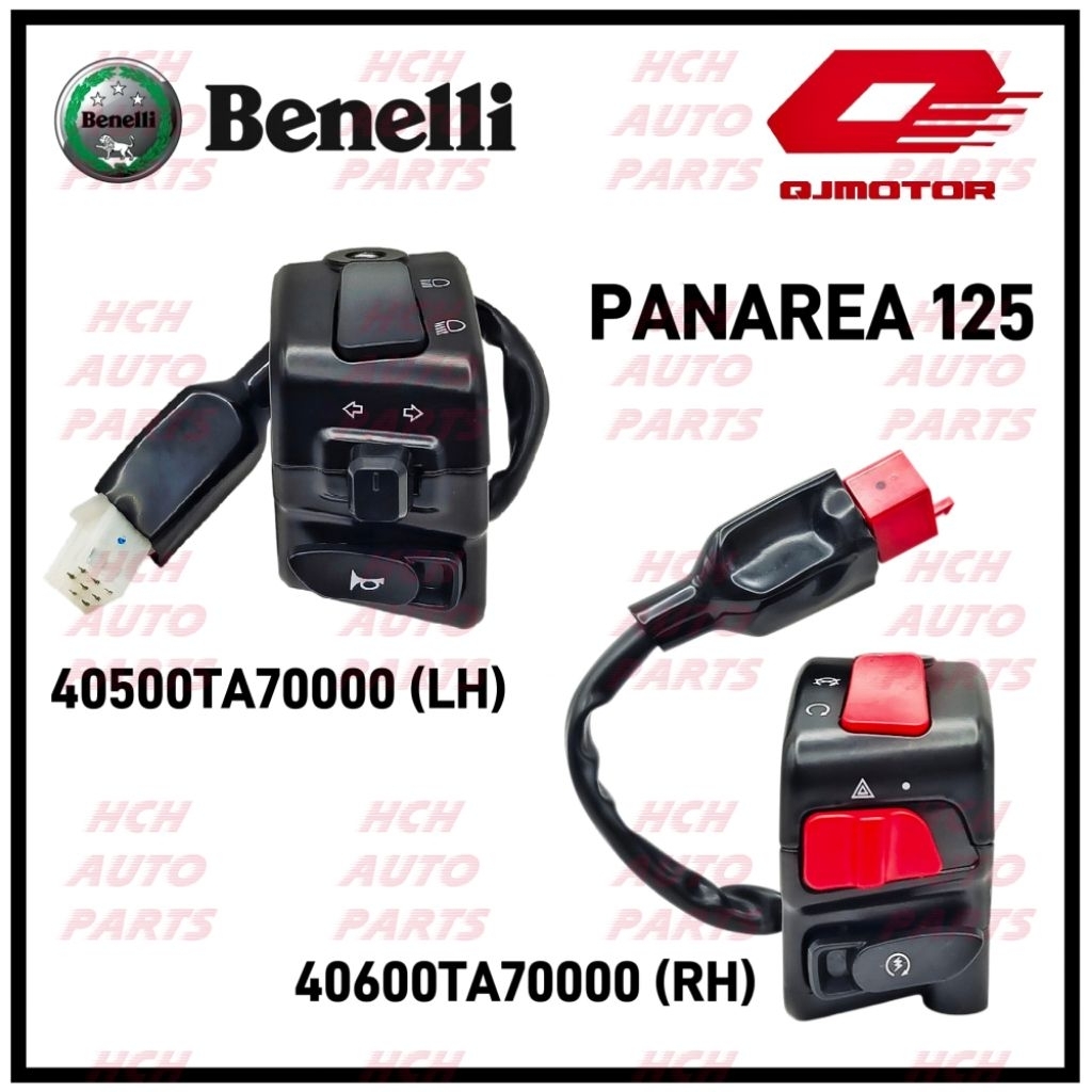 HANDLE SWITCH ASSY (LH & RH) - BENELLI - PANAREA 125 - L/H ...