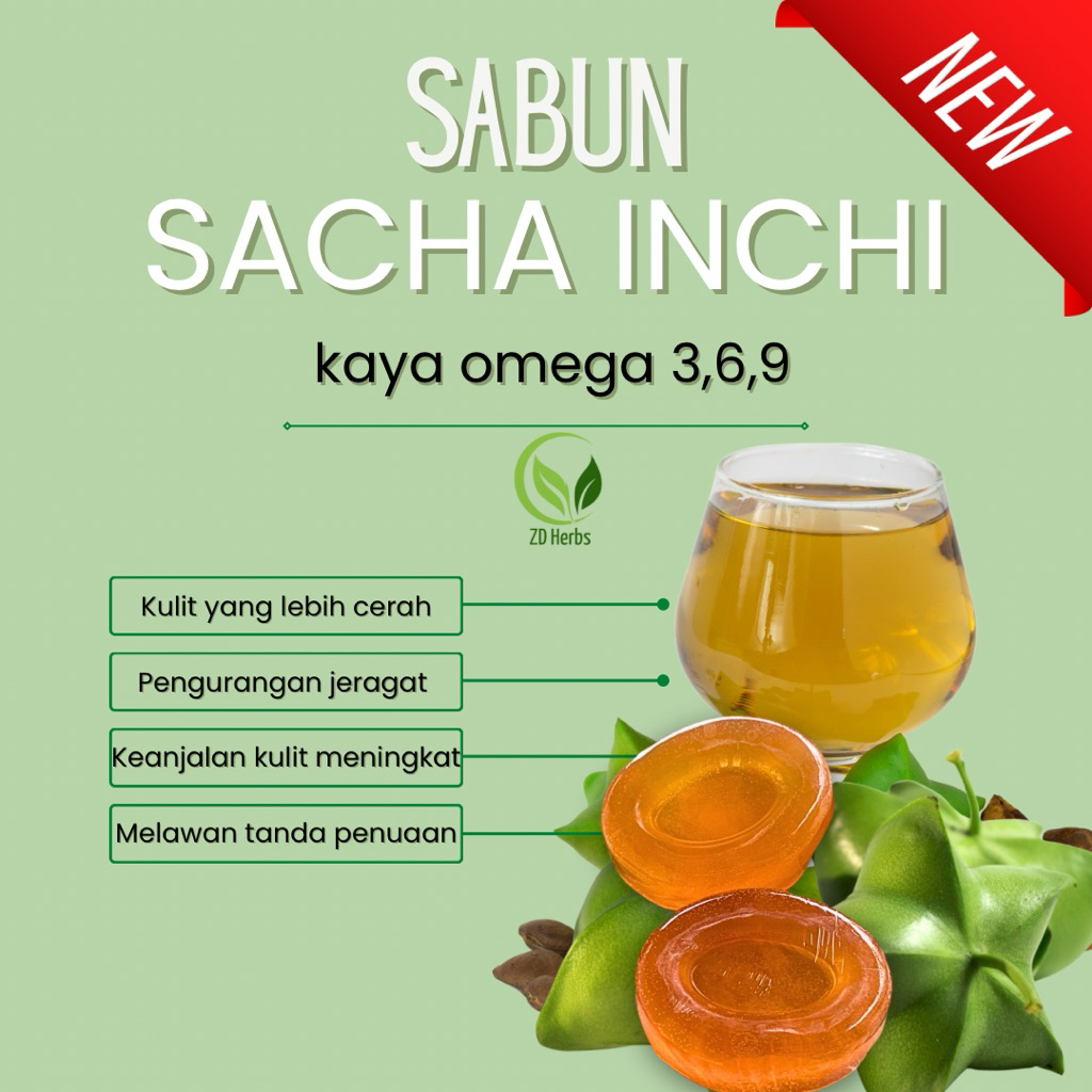 Organic Sabun sacha inchi [FREE GIFT BEKAS SABUN +FAST POSTAGE ...