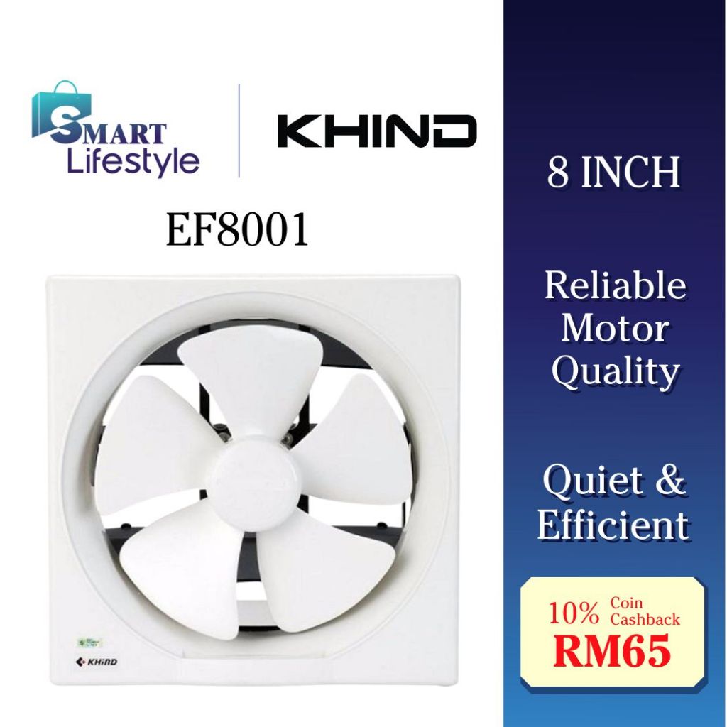 KHIND / MORGAN 8 INCH EXHAUST FAN EF8001 / MVF-WA80 | Shopee Malaysia