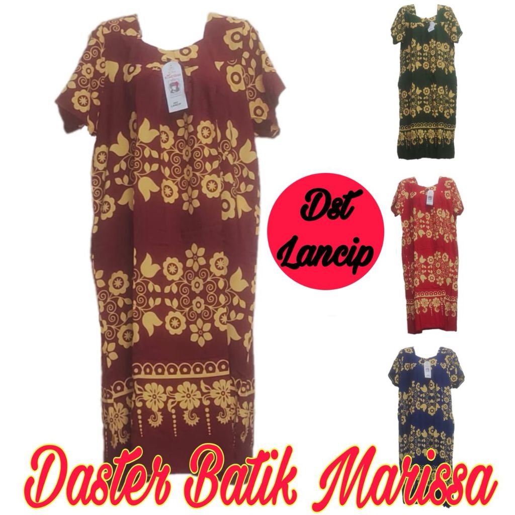 𝐌𝐀𝐑𝐈𝐒𝐒𝐀 𝐁𝐑𝐀𝐍𝐃 Daster Batik Rayon ( 𝐃𝐒𝐓 𝐋𝐀𝐍𝐂𝐈𝐏) Berkualiti /Dress Batik ...