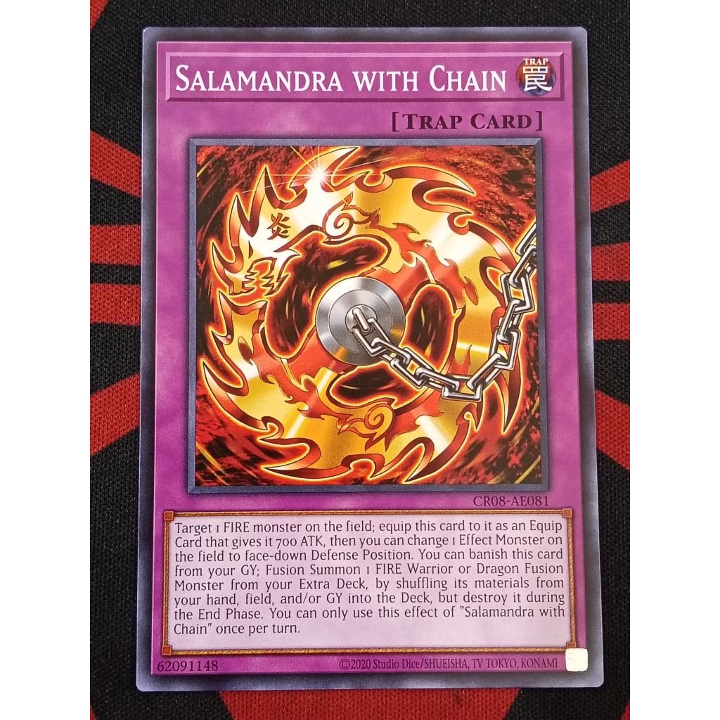 YUGIOH KONAMI CR08-AE081 WPP5-JP009 Salamandra with Chain (C) | Shopee Malaysia