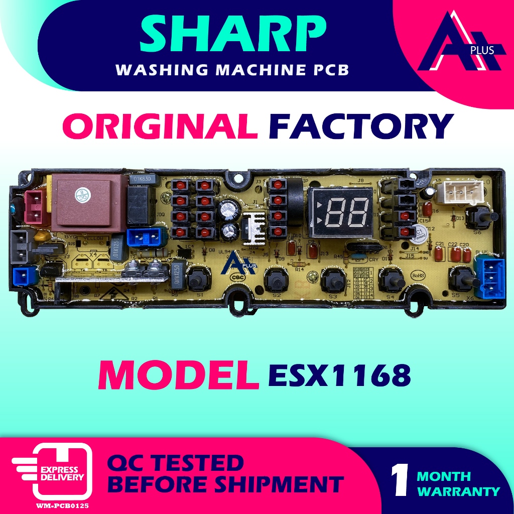 ESX1168 SHARP Washing Machine PCB Board BOARD MESIN BASUH | Shopee Malaysia