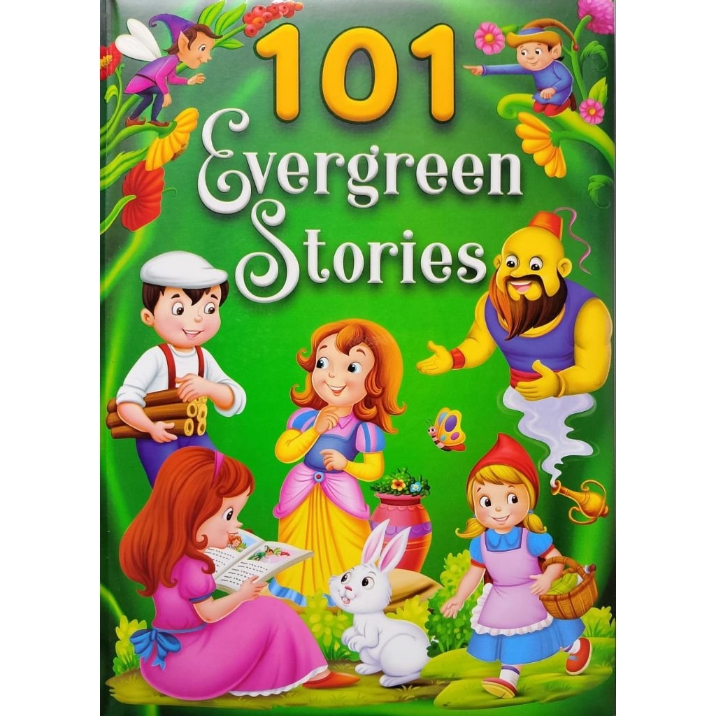 My Colourful 101 EVERGREEN STORIES Kids English Story Book | 101 in 1 ...