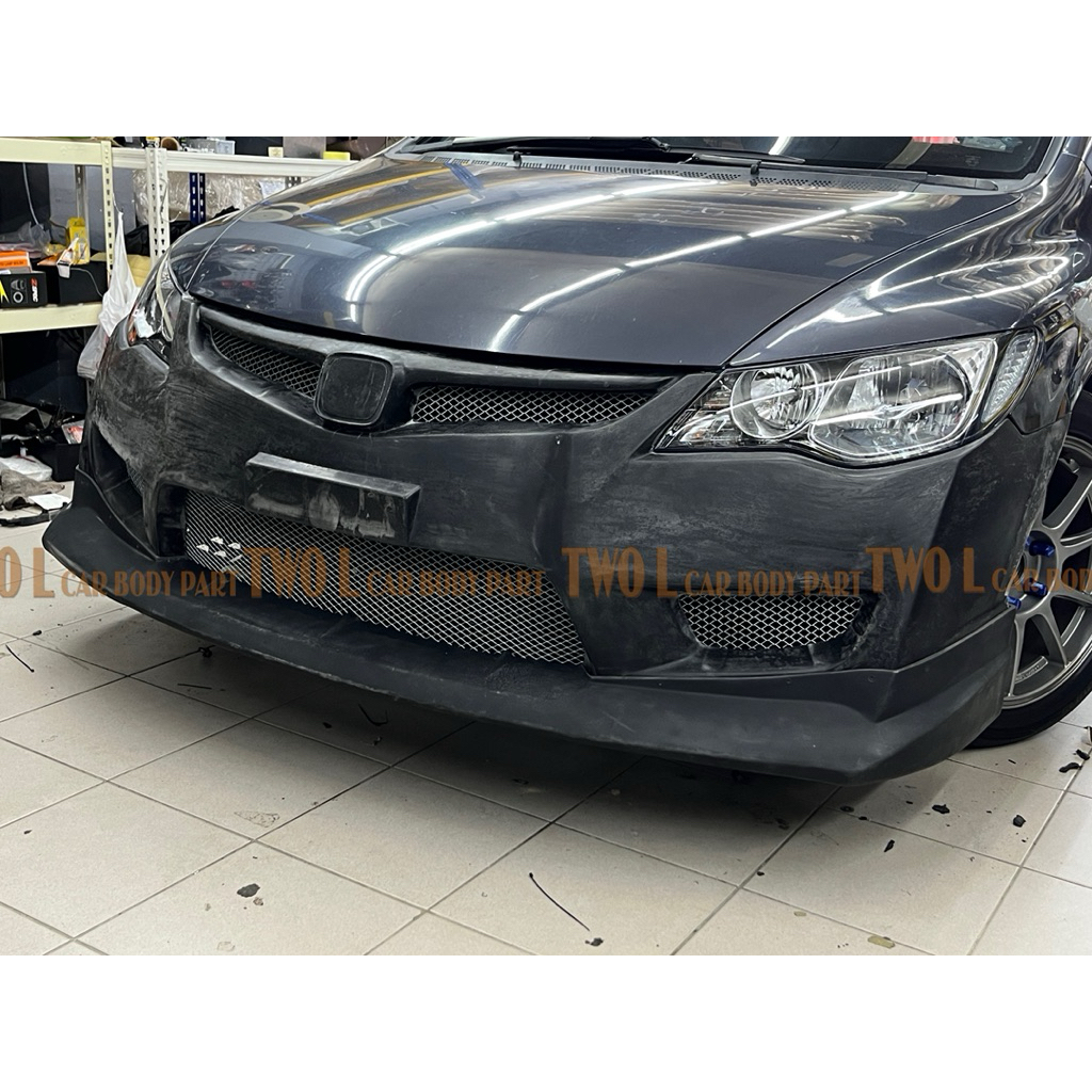 civic fd type r bodykit front bumper dan lip mugen | Shopee Malaysia