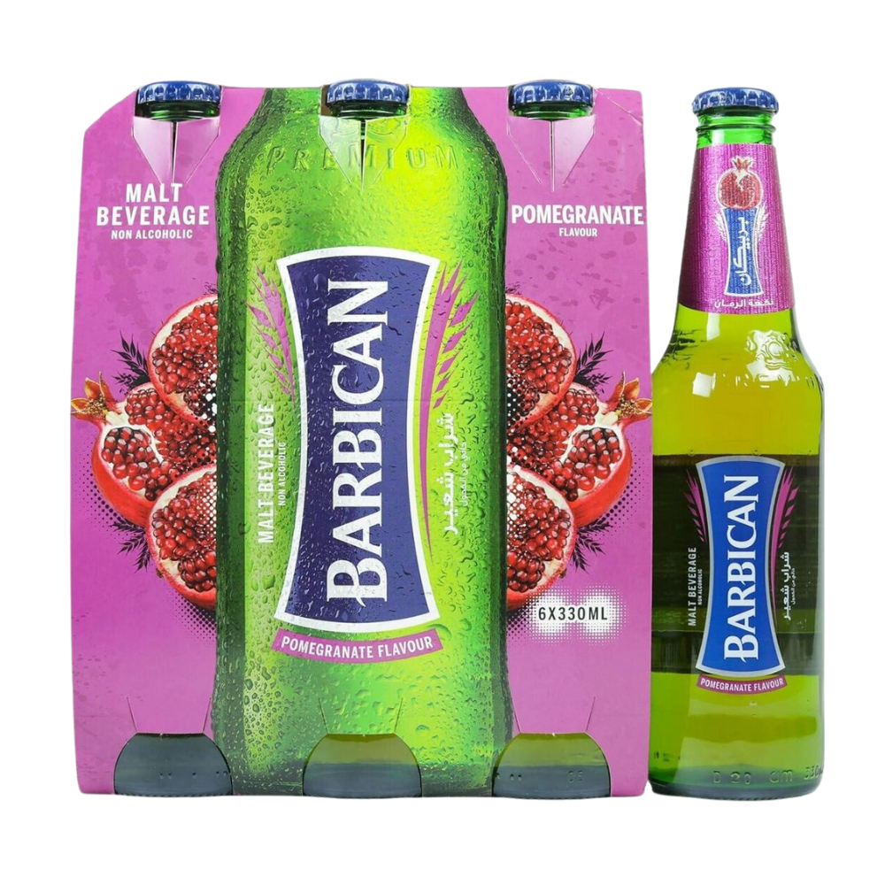 6 X 330ML Barbican Malt Beverages Drink Glass Bottle Flavoured 330ML ...