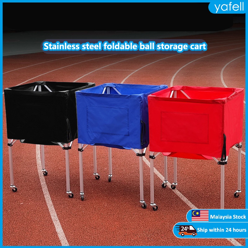 Volleyball, football and basketball storage carts, stainless steel ball ...