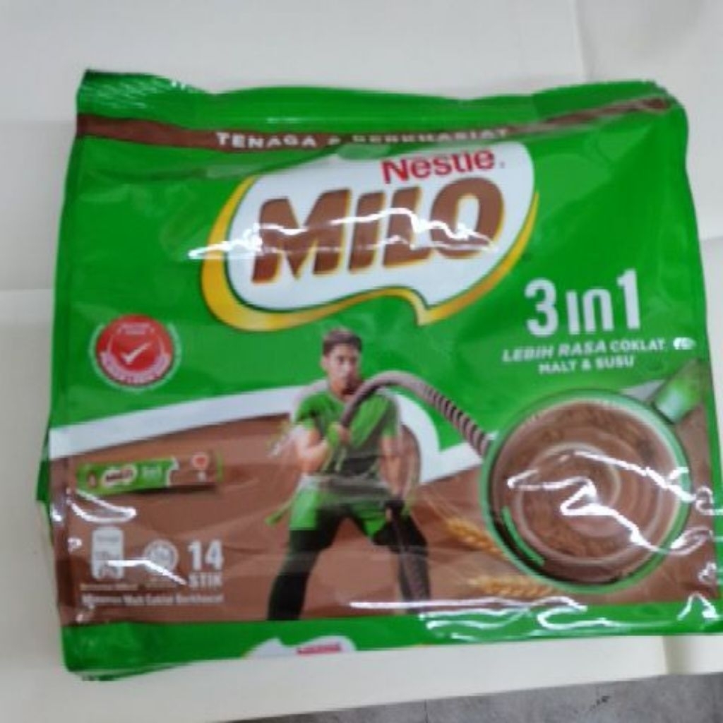 Nestle Milo 3 in 1 Activ-Go 33g x 14s | Shopee Malaysia