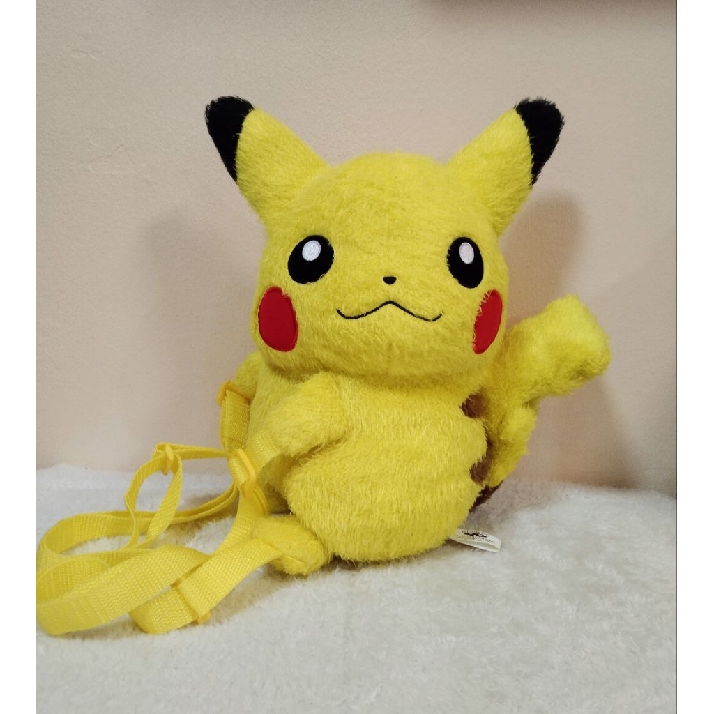 Pokemon Pikachu Plush Backpack preloved soft toy plushie. | Shopee Malaysia