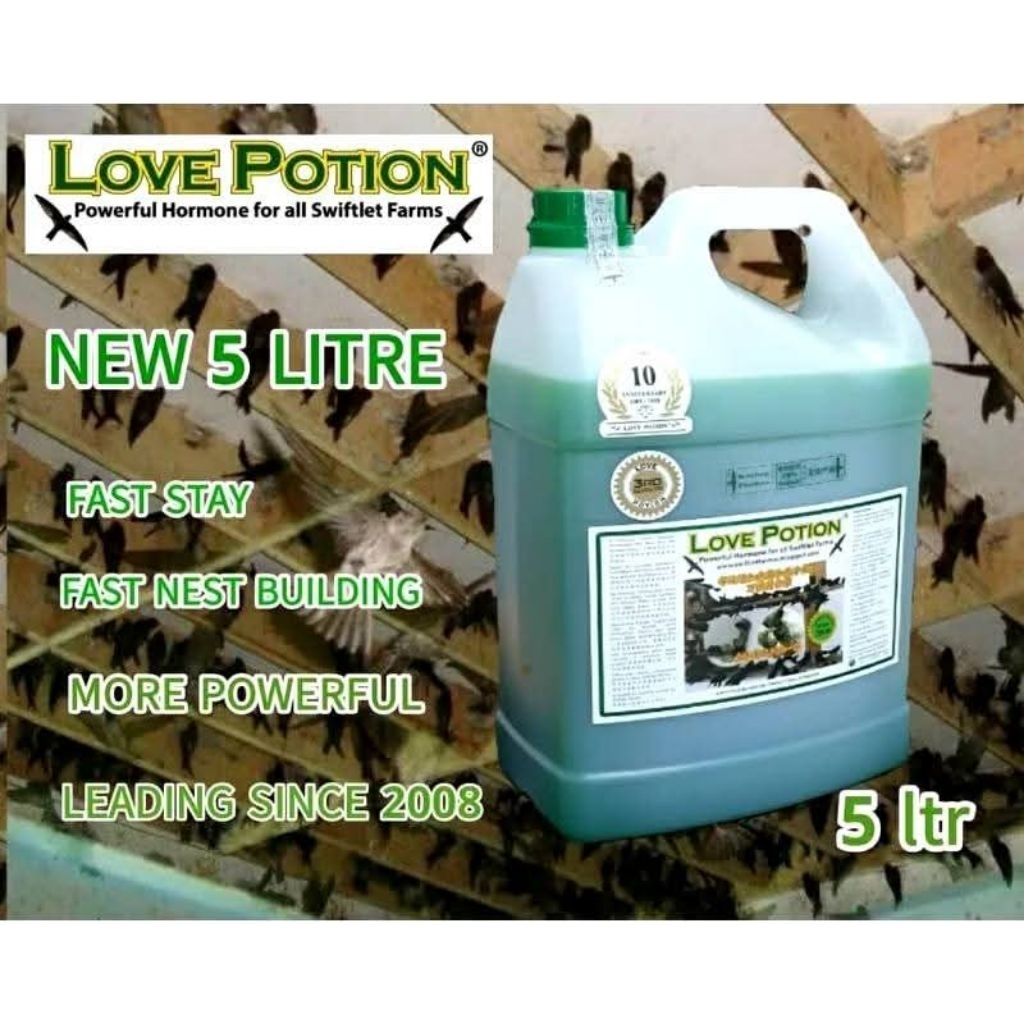 LOVE POTION SWIFTLET AROMA /AROMA RUMAH BURUNG WALET/PUGAI WALET/PARFUM ...