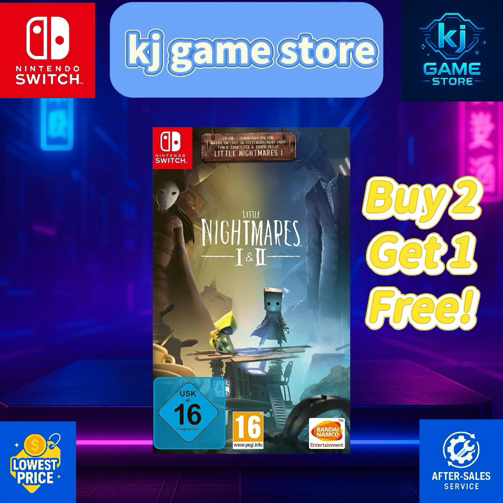 Nintendo Switch Little Nightmare 1 & 2 *digital* Little Nightmares 1+2 ...