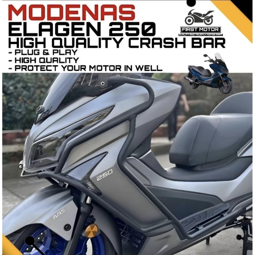 MODENAS ELEGAN 250 ELEGAN250 HIGH QUALITY CRASH BAR ACCESSORIES ...