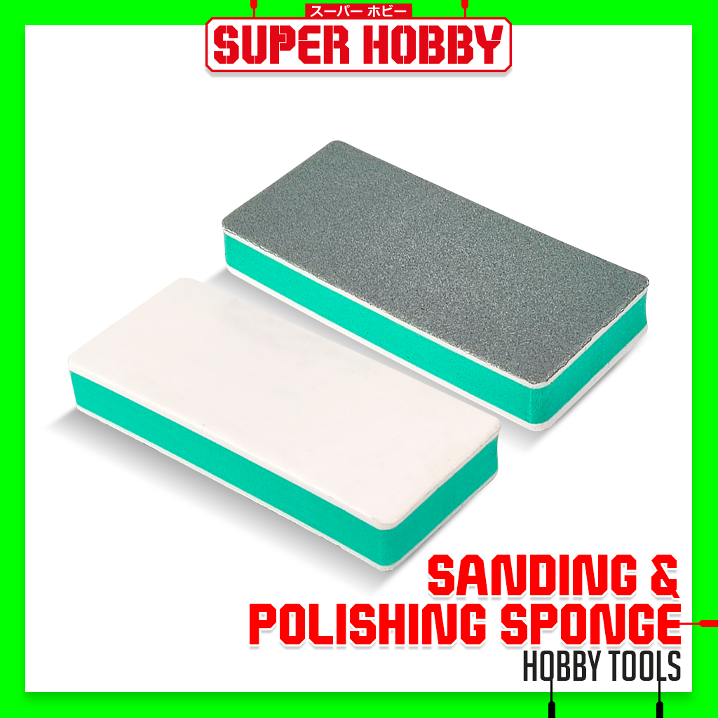 Gundam Model Polishing Tools | Dual-Sided Sponge Block Sanding Stick ...