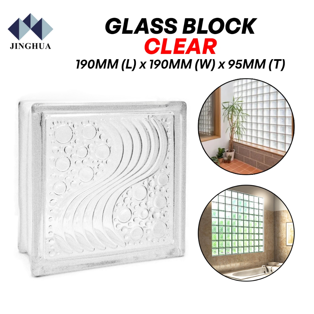 [Kuala Lumpur & Klang Valley Only] Glass Block Hiasan Dinding Blok Kaca ...