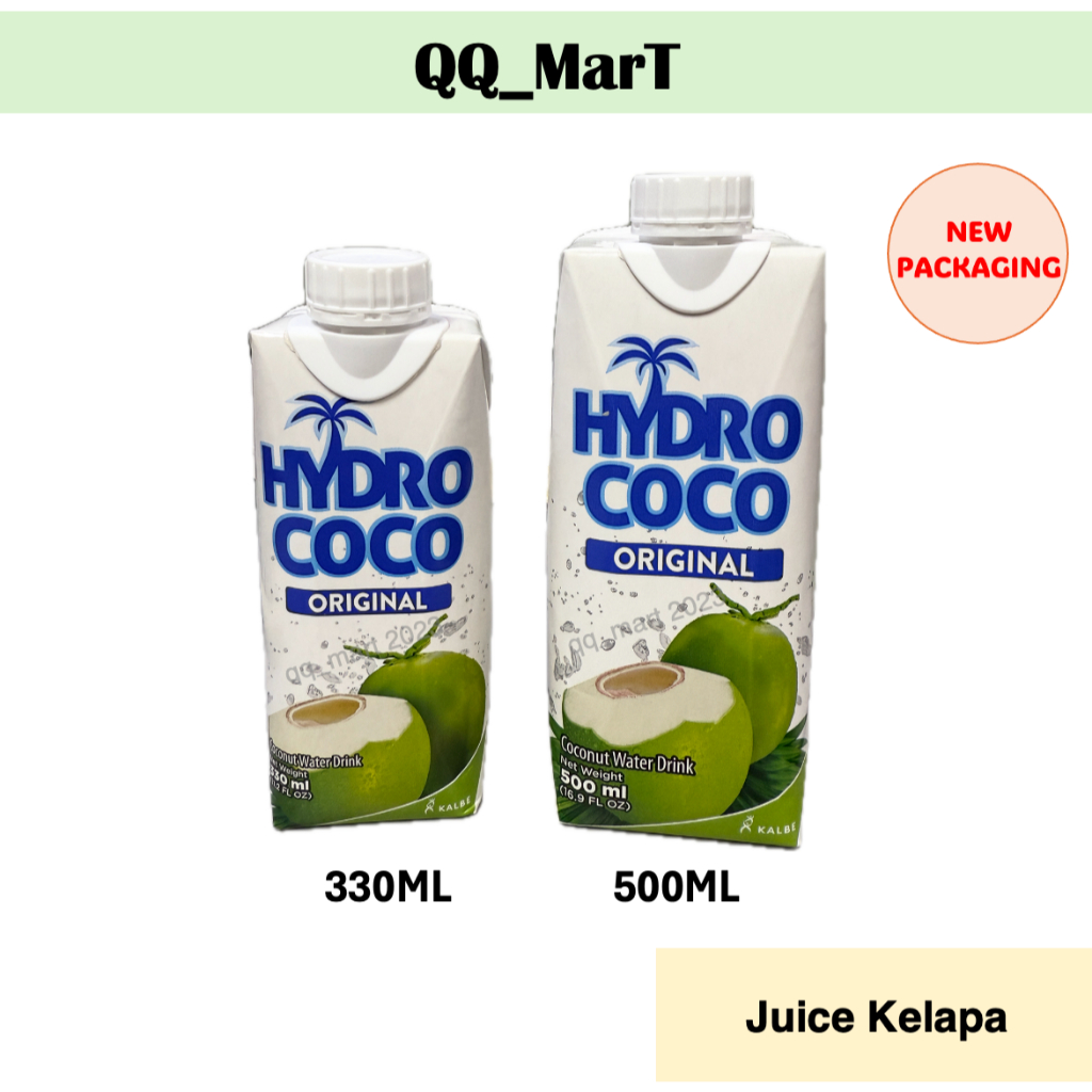 Hydro Coco Air Kelapa Original 330/500ml Made from Real & Natural ...
