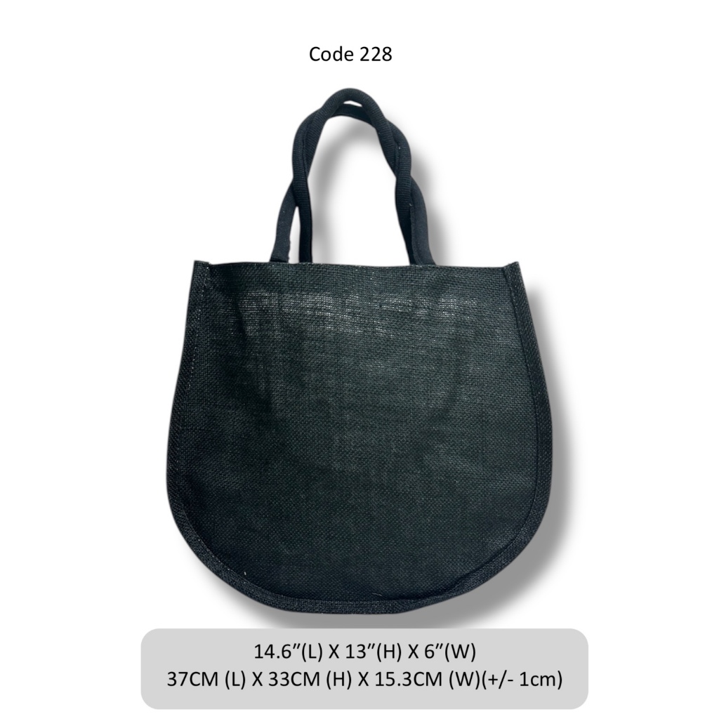 Big Round Jute Bag Curve Large Handbag Woman Beg Jute Bulat Besar Beg ...