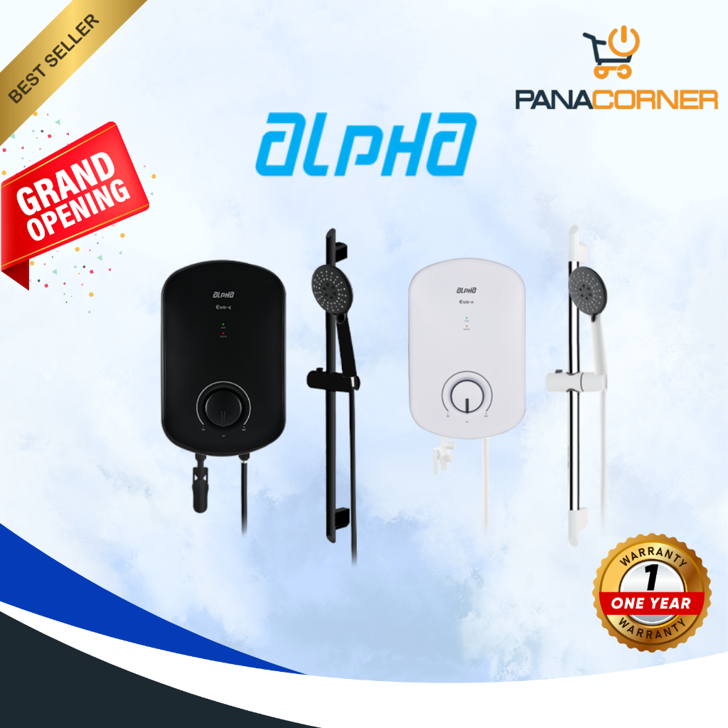 ALPHA Water Heater EVO Series EVO-i Rainshower(55w DC Pump) / EVO-i (36w DC Pump) / EVO-E (Non ...