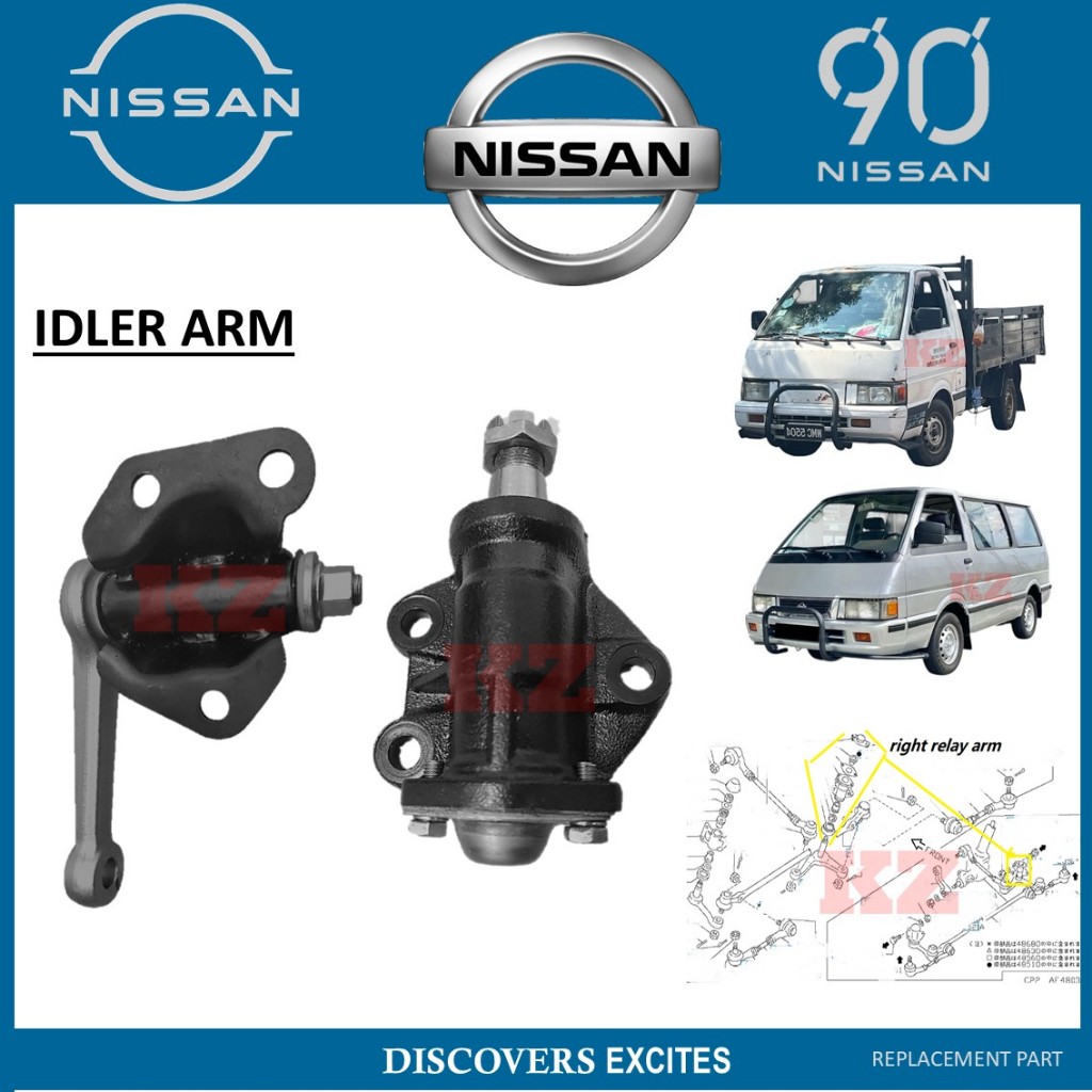 NISSAN VANETTE C22 VAN 1987-2003 IDLER RELAY ARM LEFT RIGHT - 1 SET ...