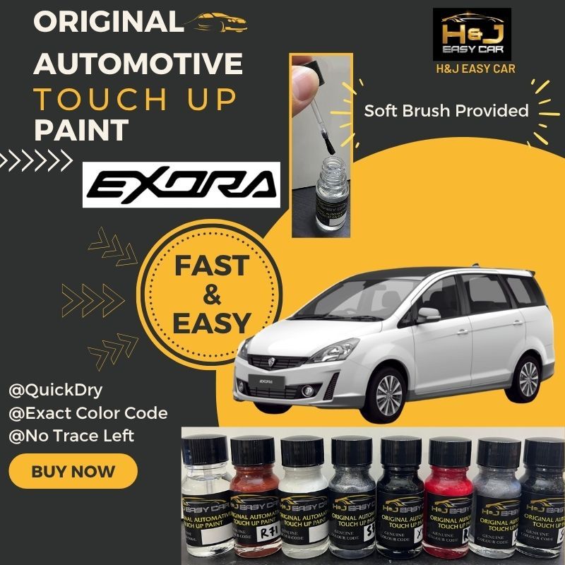 PROTON EXORA Automotive Original COLOR CODE Touch Up Paint 10ML ...