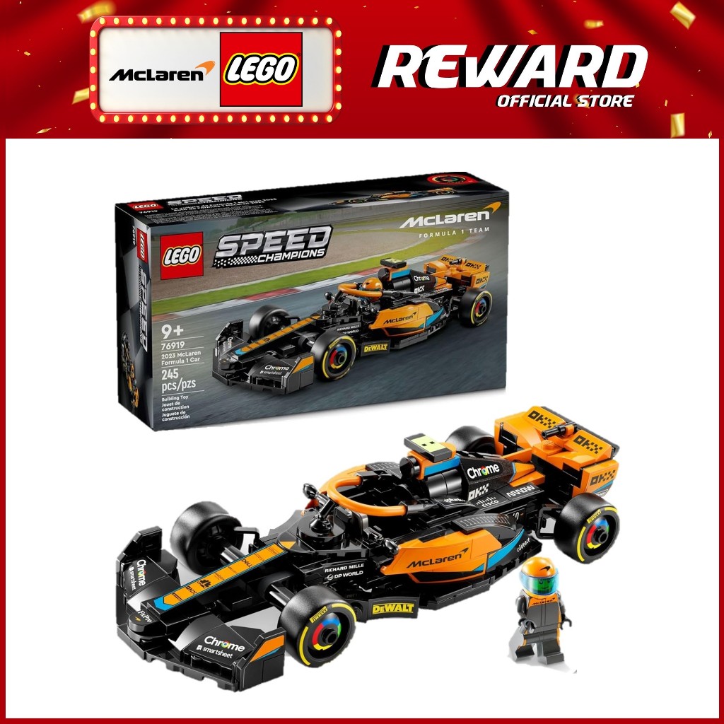 LEGO 76919 Speed Champions 2023 McLaren Formula 1 Race Car Building Toy ...