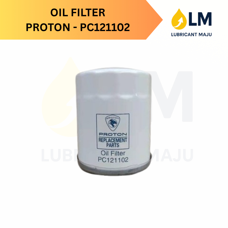 [ORIGINAL] Oil Filter Proton (White) - PC121102 SAGA WIRA WAJA GEN2 BLM ...