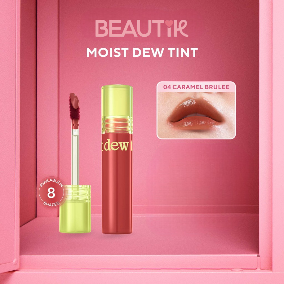 NEW! Wardah Moist Dew Tint 3 g- Glossy Lip Tint with Oatmilk ...