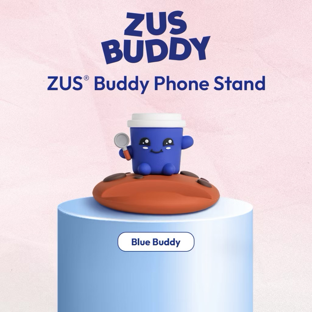 ZUS BUDDY PHONE STAND BLUE BUDDY NEW READY STOCK | Shopee Malaysia
