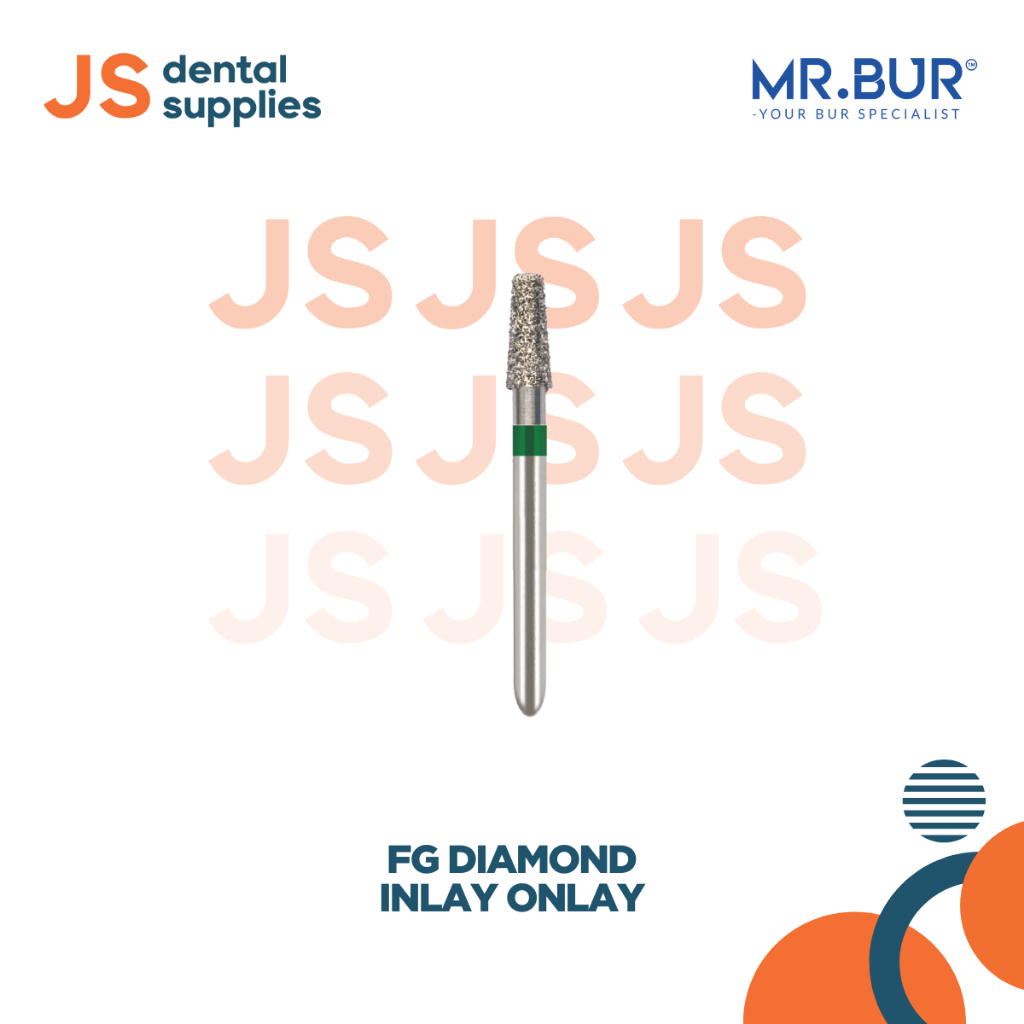 Taper Flat End Coarse Mini Inlay Onlay Bur FG (2pcs) | For Crown ...