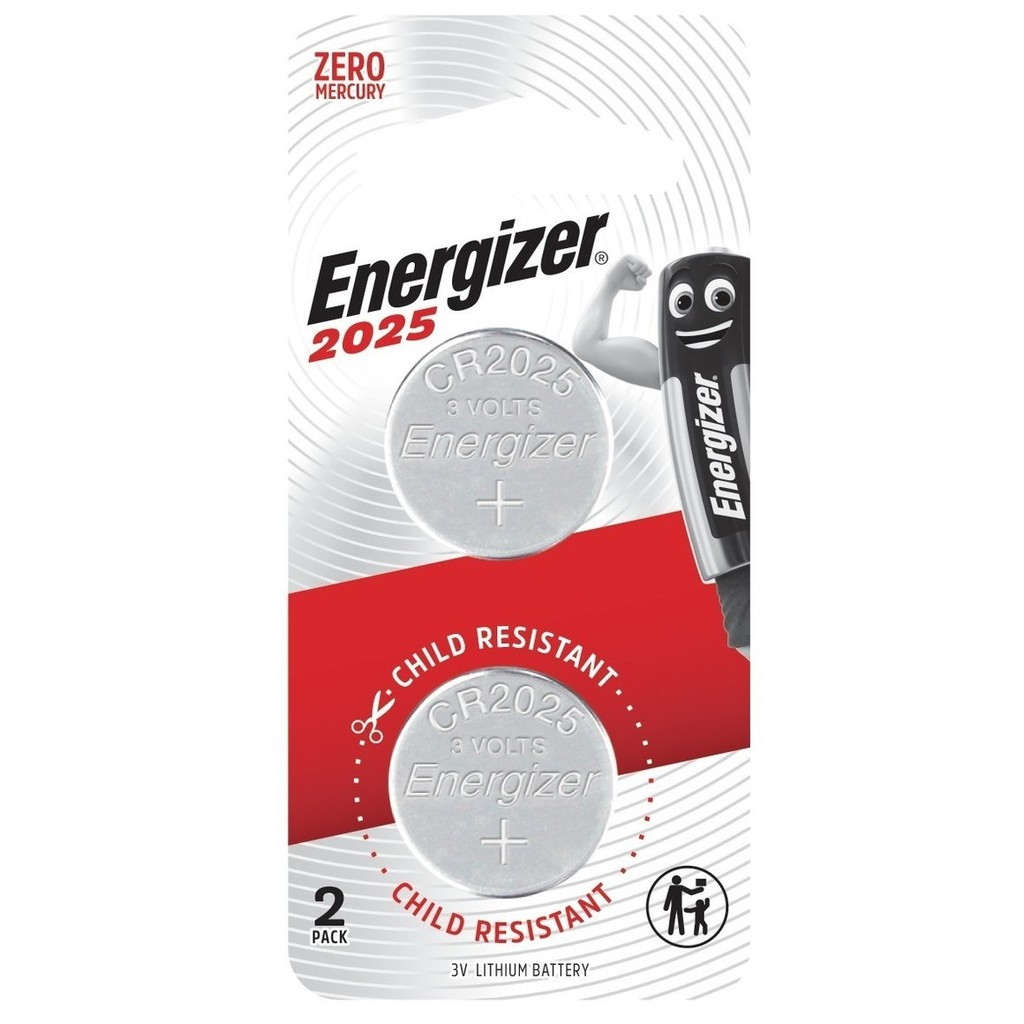 Energizer CR1616, CR1632, CR1620, CR2016, CR2025, CR2032, CR1220 Lithium Coin 3V Battery Blister ...