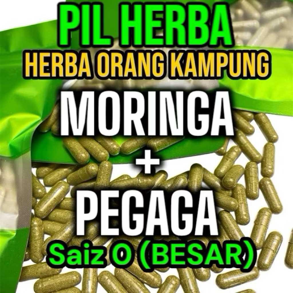 Pil Moringga Plus Pegaga (100biji) terbaik | Shopee Malaysia