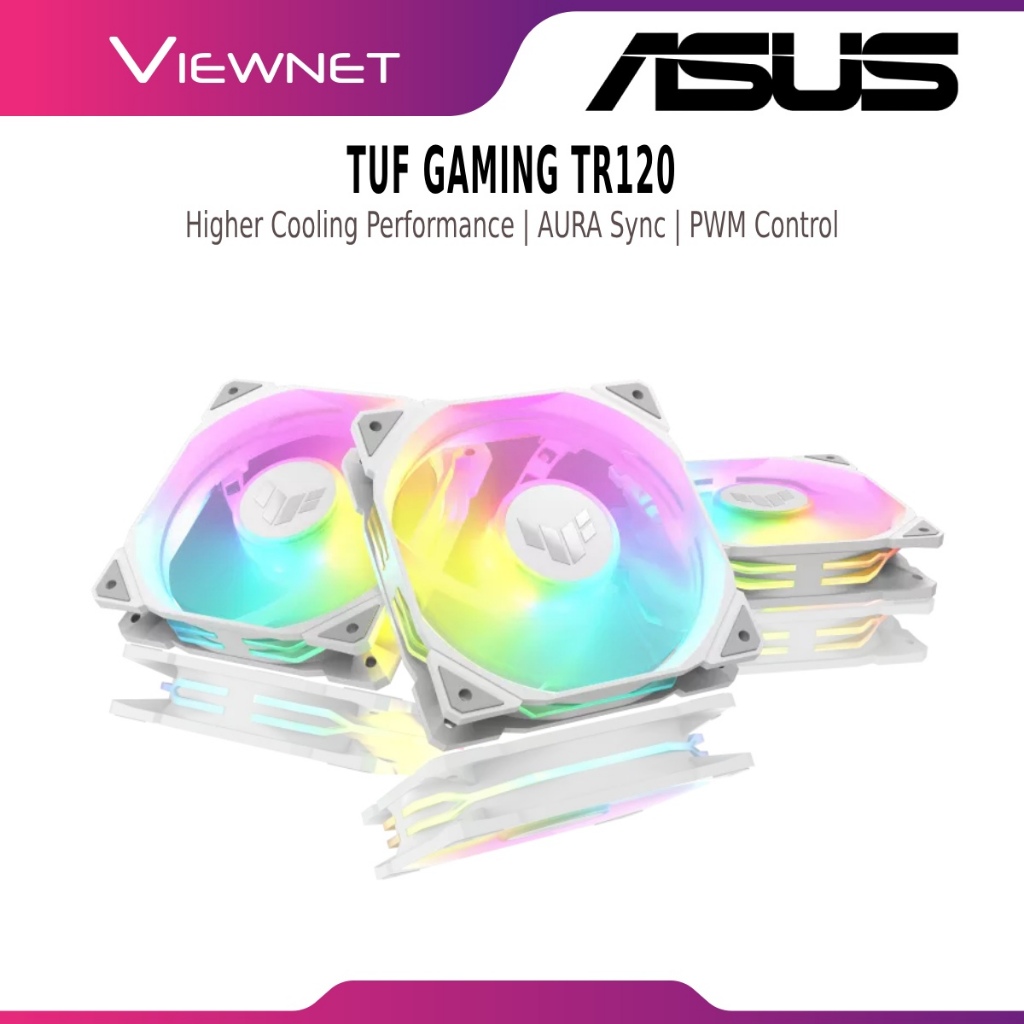 ASUS TUF GAMING TR120 ARGB FAN KIPAS WITH HIGER COOLER PERFORMANCE ...