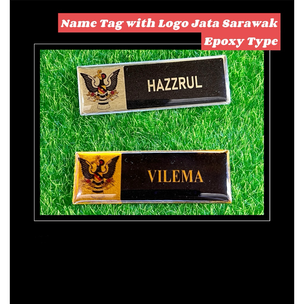 TAG NAMA EPOXY LOGO JATA SARAWAK Magnet / Pin | Shopee Malaysia