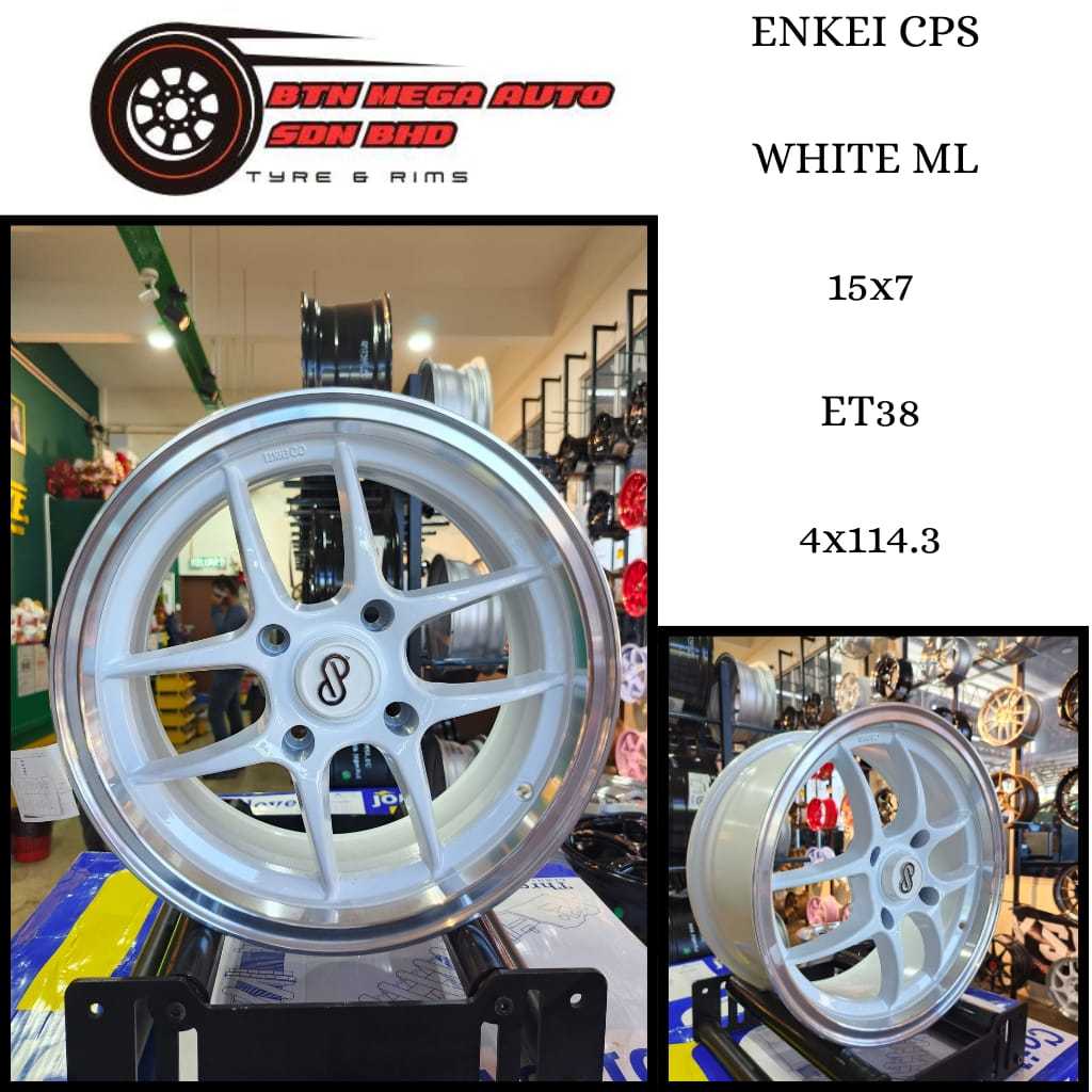 ENKEI CPS 15X6.5 ET40 4X100/114.3 | Shopee Malaysia