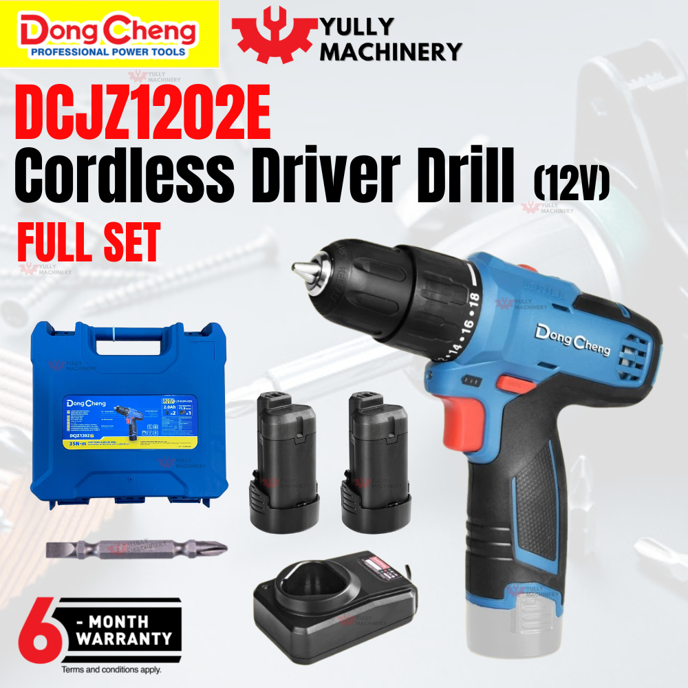Dong Cheng Cordless Driver Drill DCJZ1202E / DCJZ1202TB [12V] | Shopee ...
